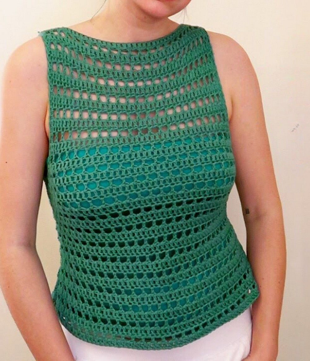 Easy & Beginner-friendly Crochet Tank Top Tutorial - Crochet Everything
