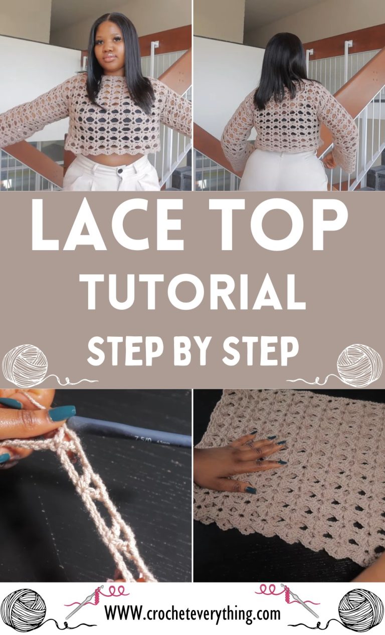 Easy Crochet Lace Top Tutorial For Summer Wardrobe - Crochet Everything