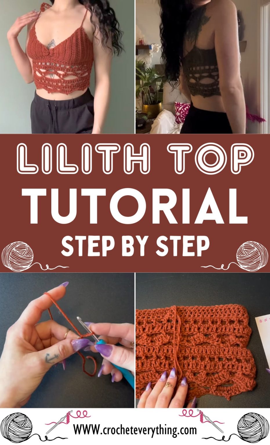 Easy To Crochet Lilith Top Tutorial & Pattern - Crochet Everything