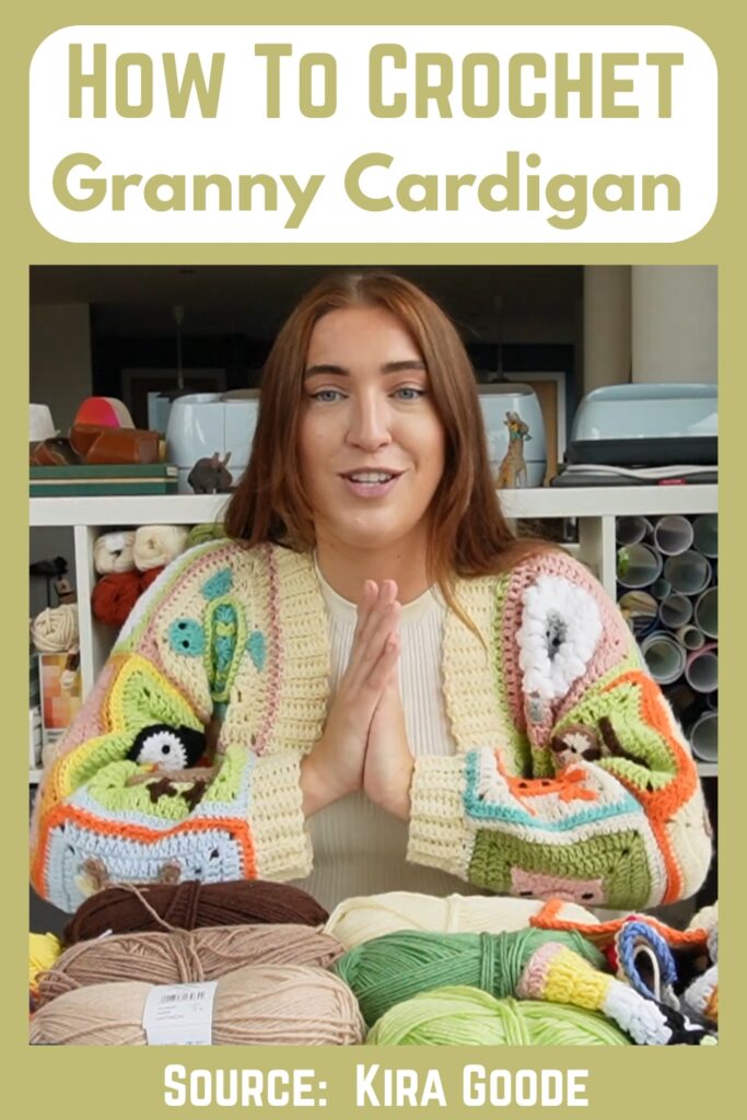 Crochet Animal Granny Squares Cardigan Tutorial - Crochet Everything