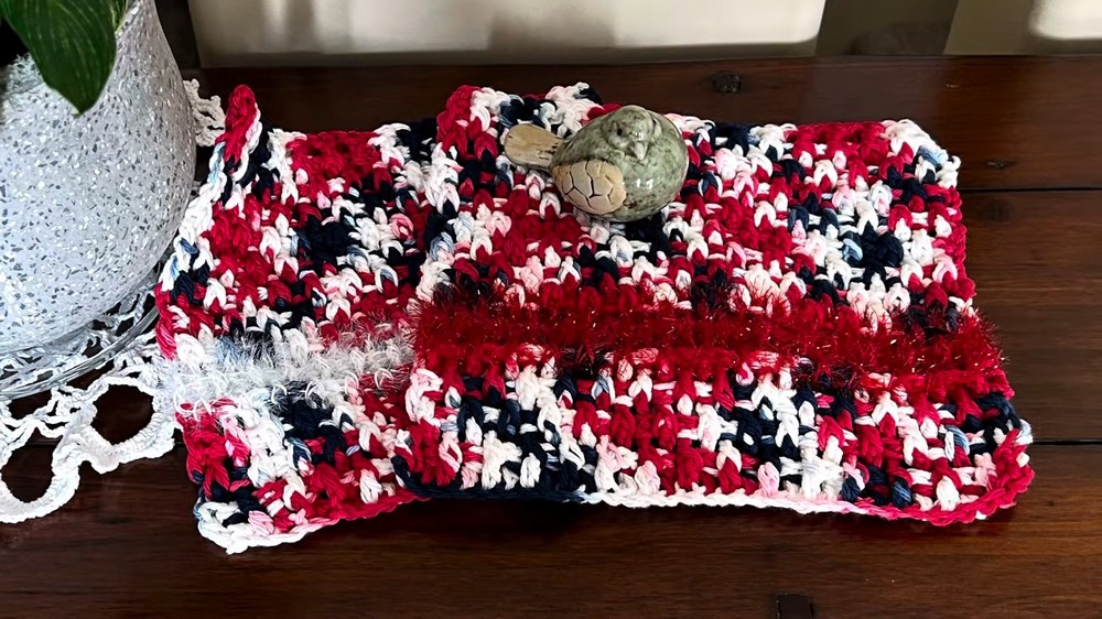 Crochet Scrubber Dishcloth 2 in 1 Tutorial - Crochet Everything