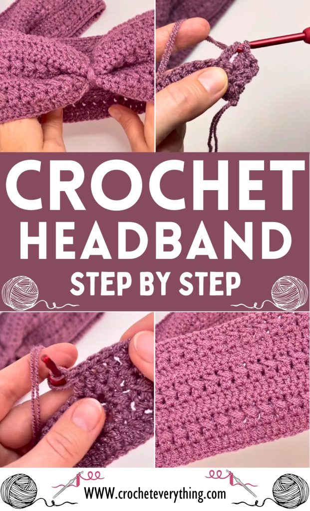 How To Crochet Headband Tutorial For Winter Times - Crochet Everything