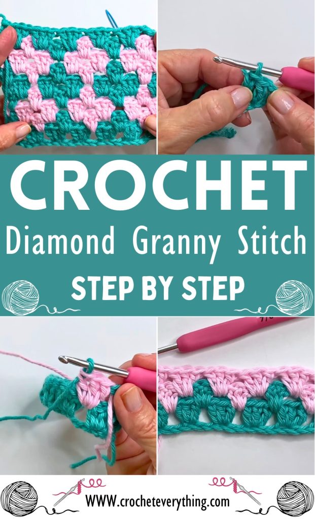 Crochet Diamond Granny Stitch Pattern - Crochet Everything