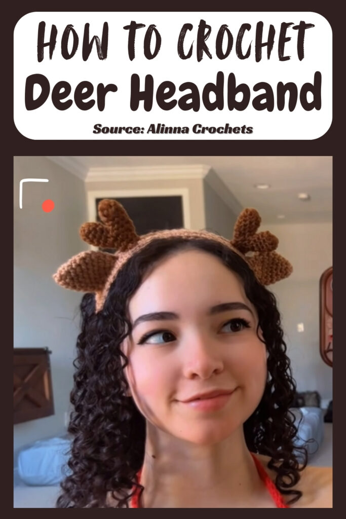 Adorable Crochet Deer Headband Pattern Perfect For Gift - Crochet ...