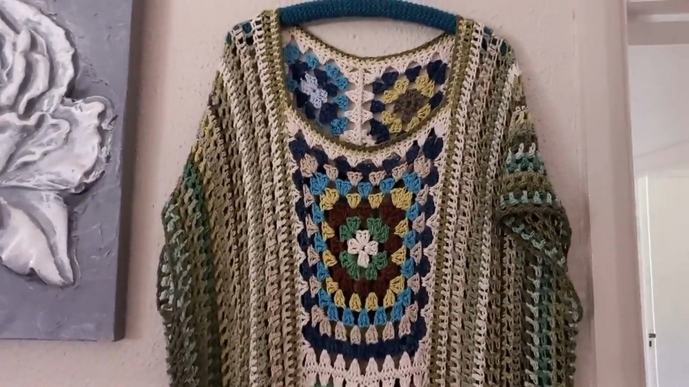 Easy To Make & Gorgeous Crochet Granny Square Dress Pattern For ...