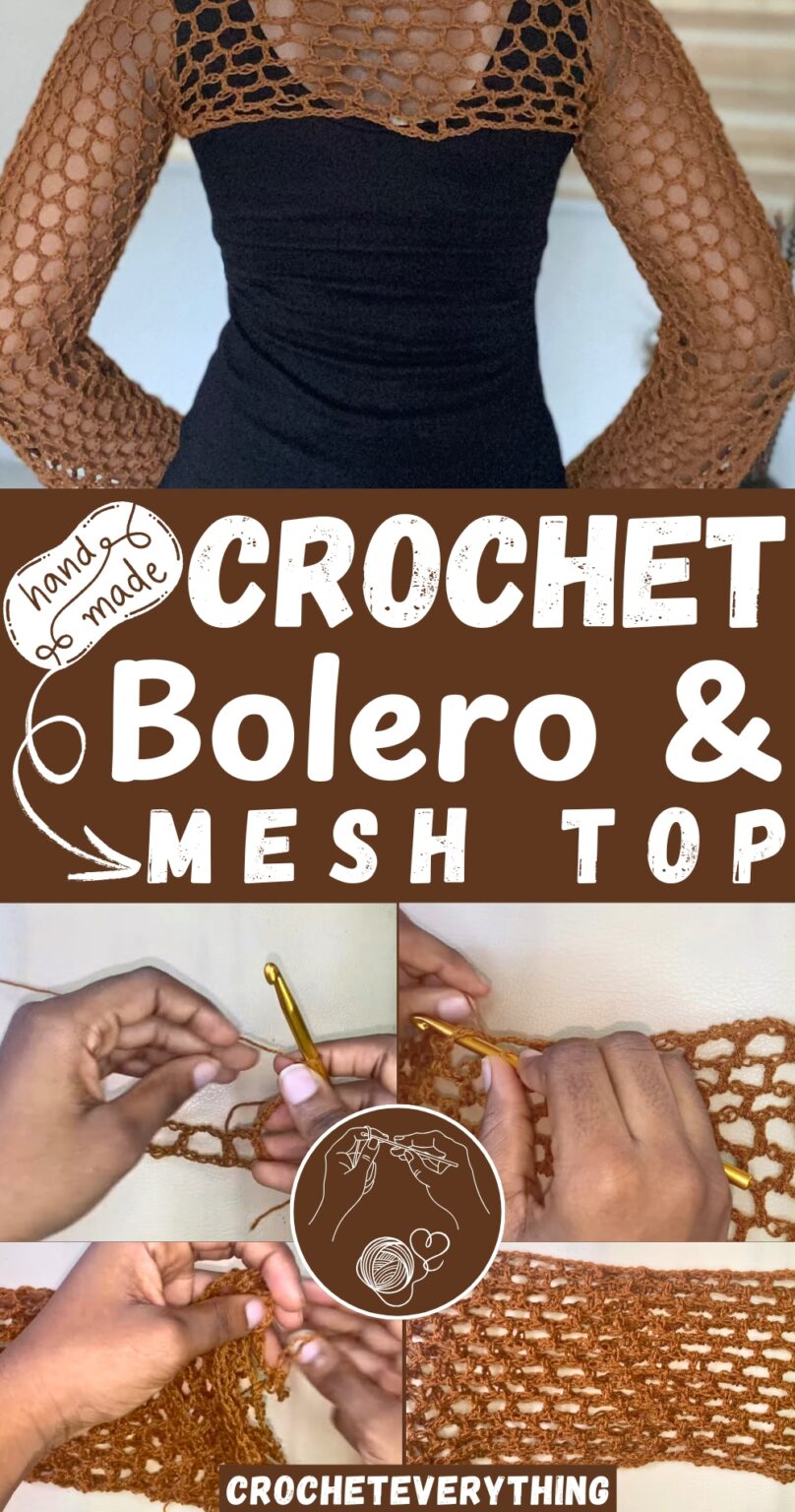 Crochet Bolero & Mesh Top Pattern Best For Summer Wardrobe - Crochet ...