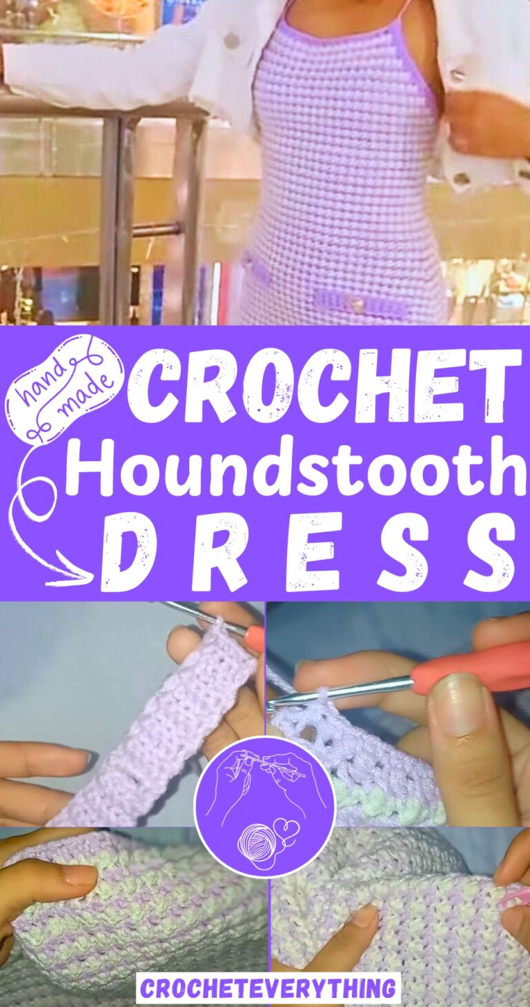 Chic & Simple Crochet Houndstooth Dress Tutorial Great For Home ...