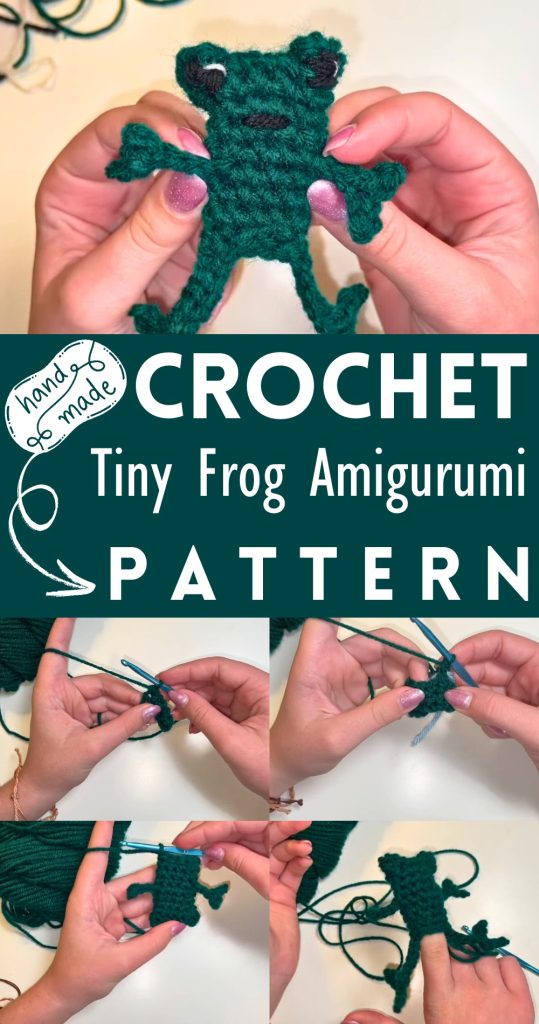 Fast & Easy! No-sew Crochet Tiny Frog Amigurumi Pattern For Kids Toys ...
