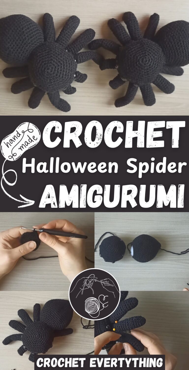 Crochet Halloween Spider Amigurumi Tutorial For Halloween Decor ...