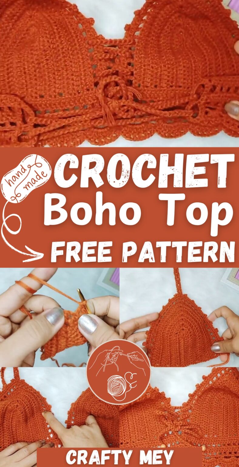 Stunning Crochet Boho Top Pattern Step by Step - Crochet Everything