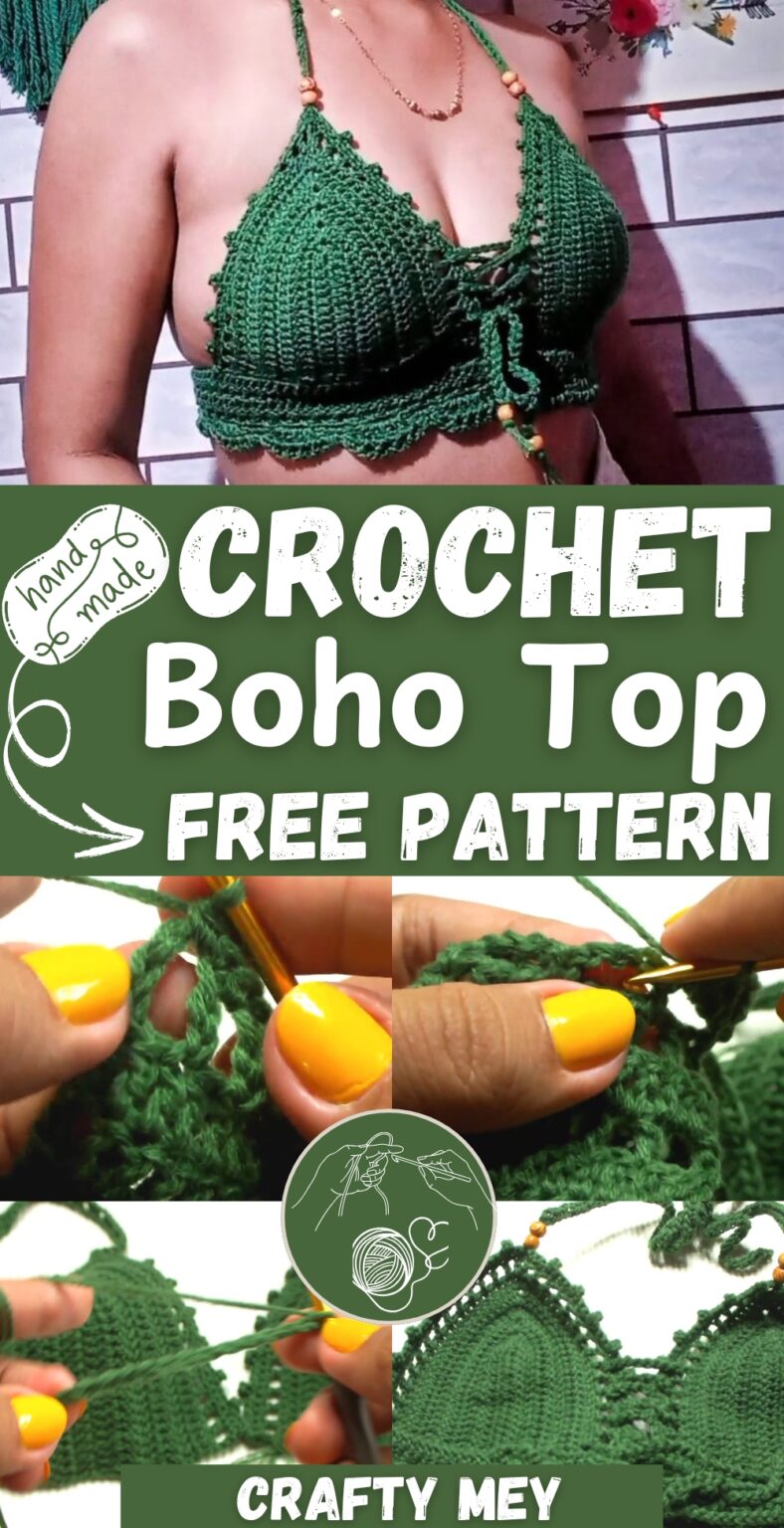Boho Crochet Top Pattern That Turns Heads This Summer - Crochet Everything