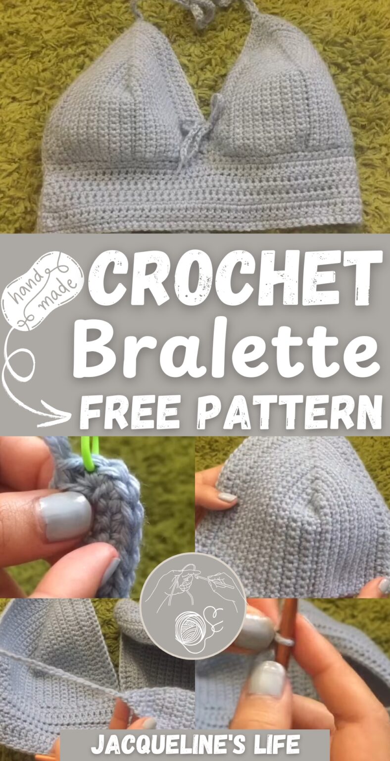 Perfectly Fitting Crochet Bralette Pattern For Larger Sizes - Crochet ...