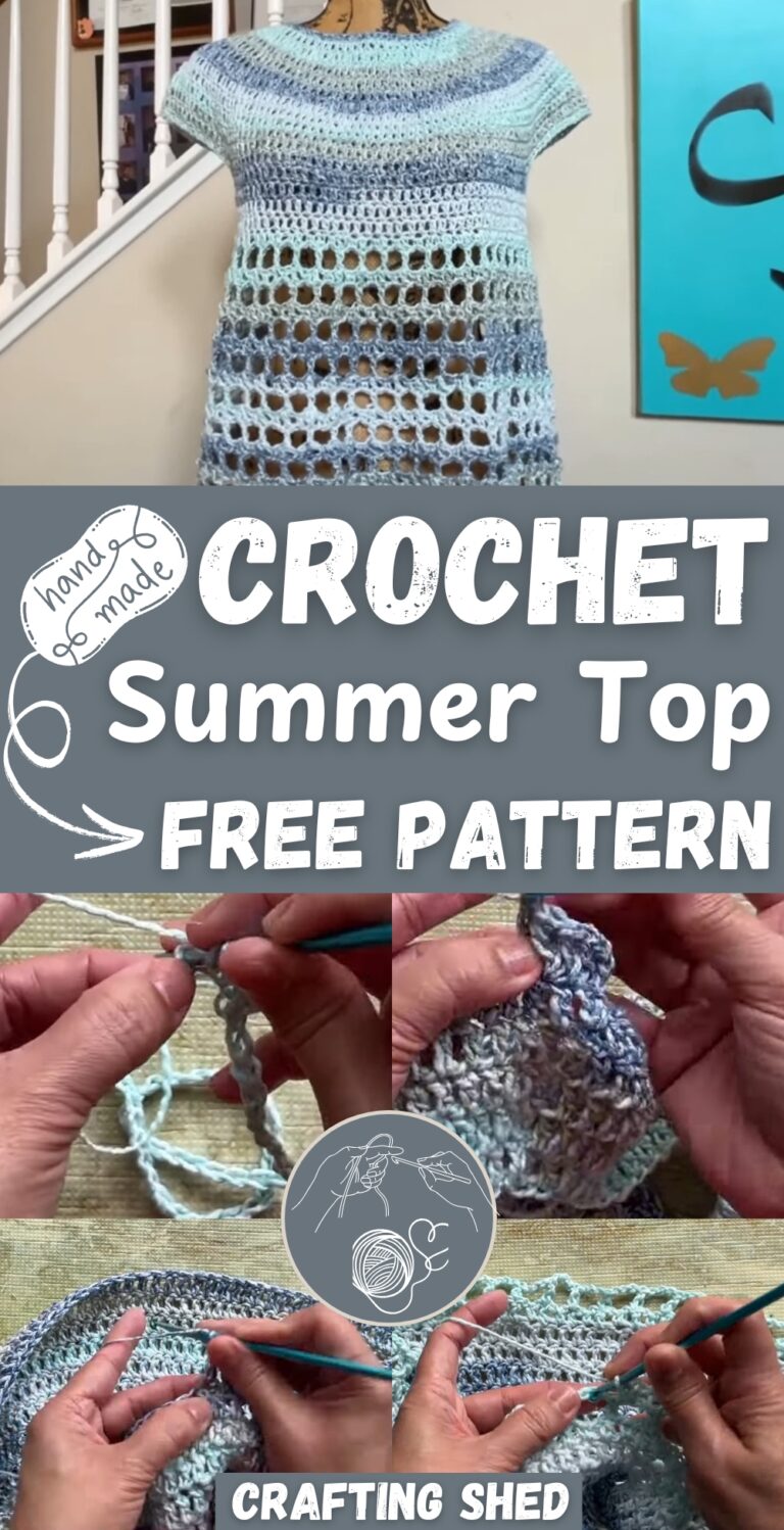 Trendy Crochet Babydoll Summer Top Pattern - Crochet Everything