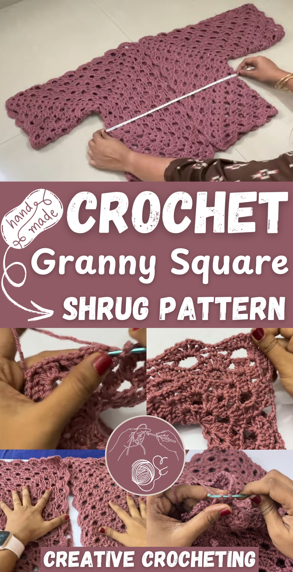 Crochet Granny Square Shrug Pattern For Summer - Crochet Everything