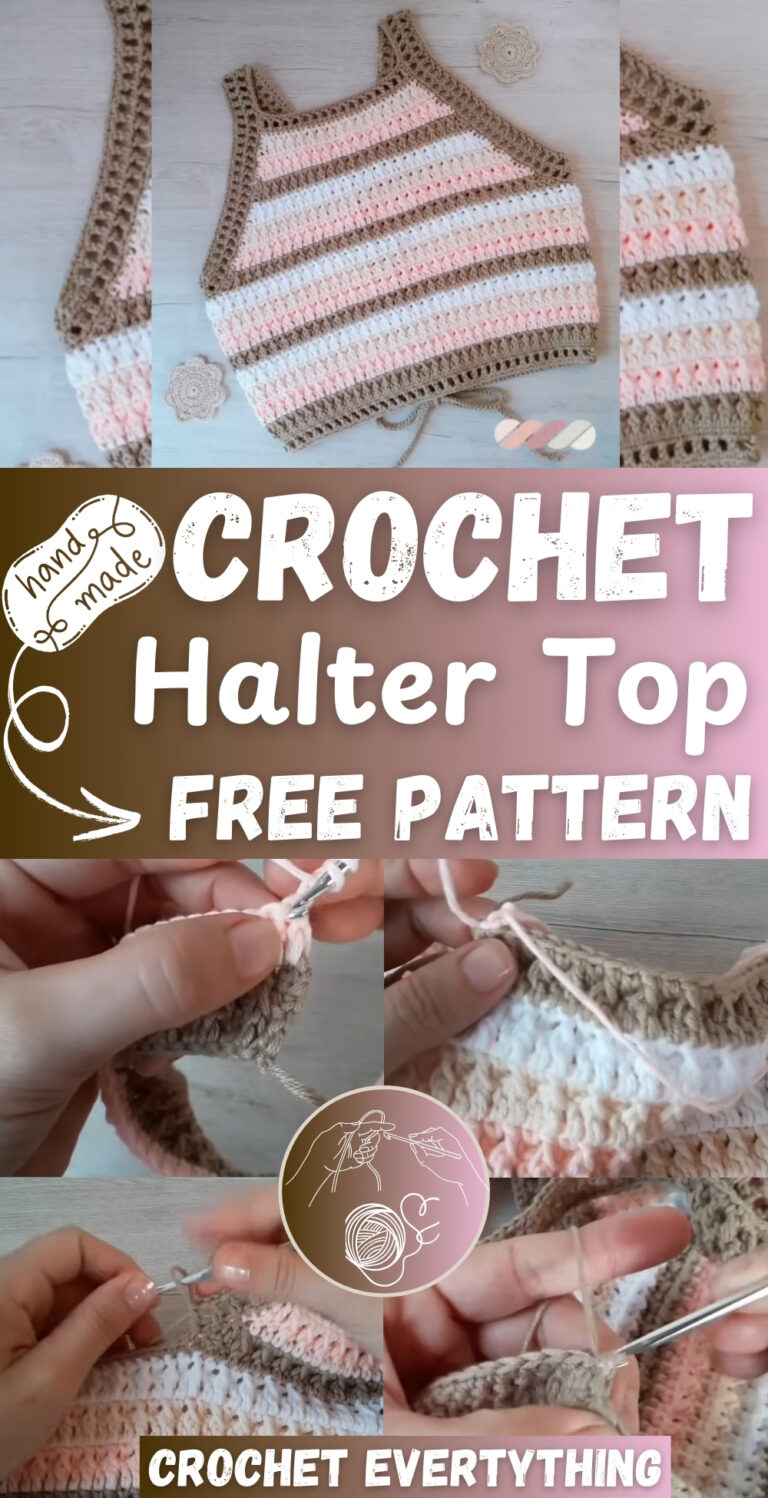 Boho Chic Crochet Halter Top Pattern You’ll Want To Wear All Summer ...