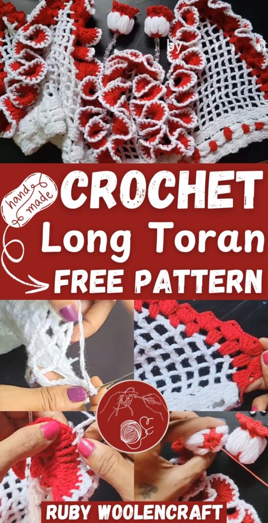 Stunning Crochet Long Toran Pattern For Your Door - Crochet Everything