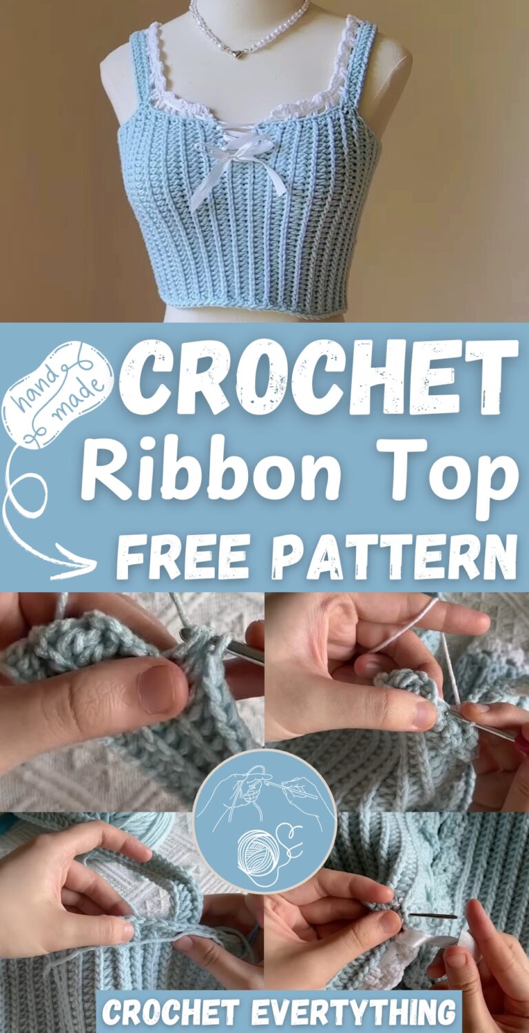 Crochet Ribbon Top Pattern That’s Perfect for Summer Festivals ...
