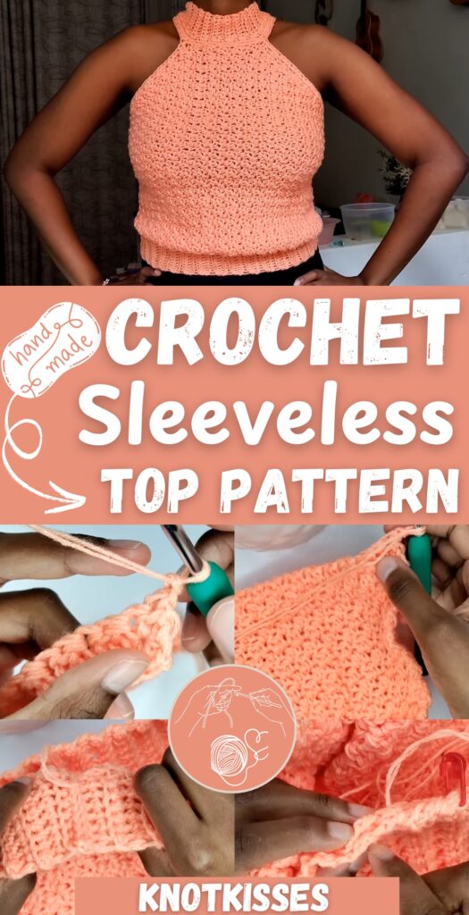 DIY Crochet Sleeveless Top Pattern For A Flawless Fit - Crochet Everything