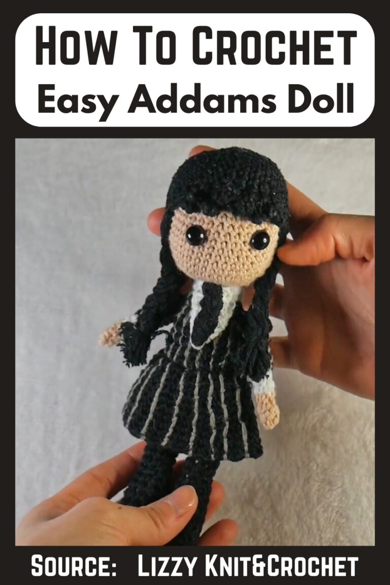 Crochet Wednesday Addams Doll Pattern In Just Few Easy Steps - Crochet ...