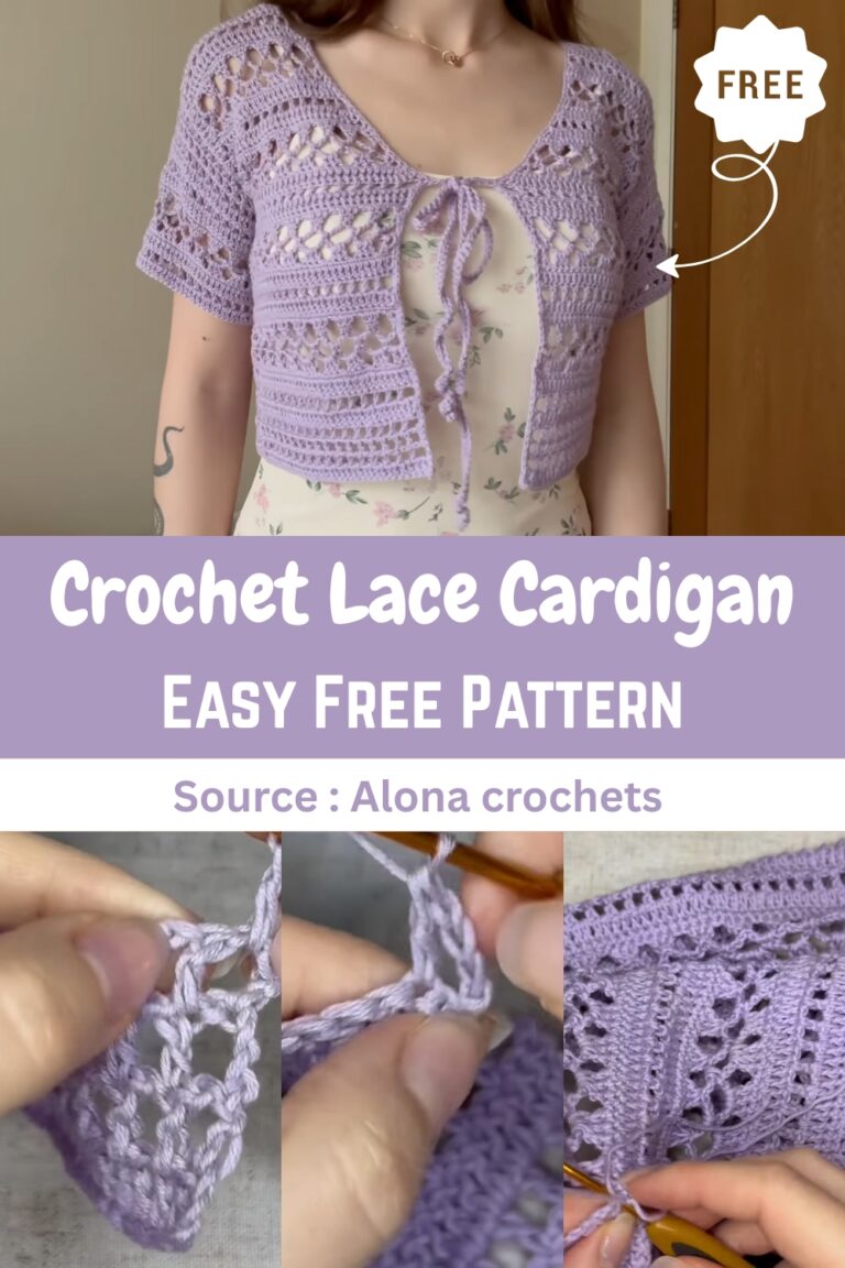 Lightweight Crochet Lace Cardigan Pattern - Perfect For Layering ...