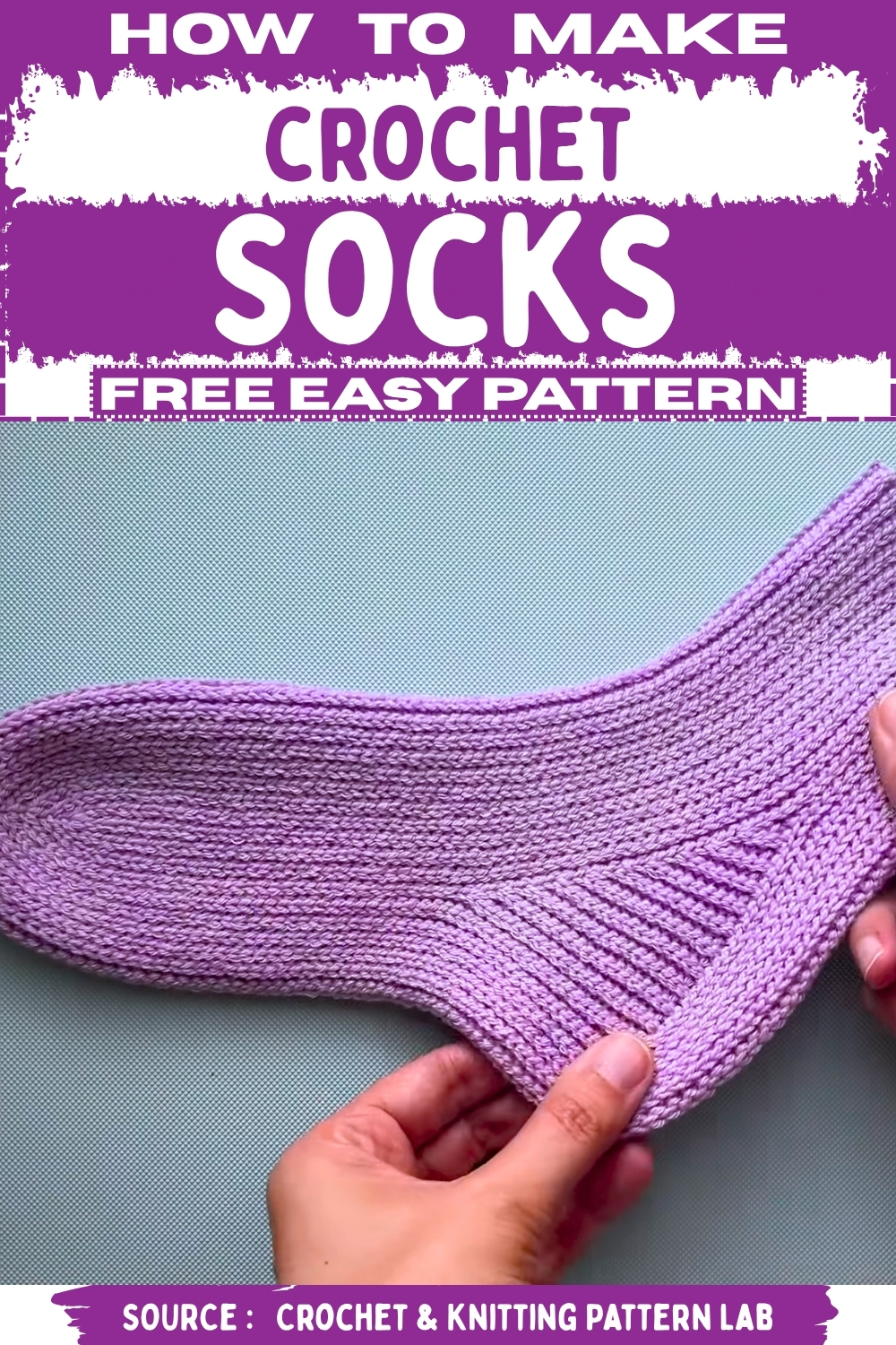 Crochet Seamless Socks Free Pattern That Looks - Crochet Everything