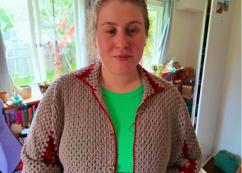 Relaxagon Shirt Crochet Pattern Free Easy Granny Stitch Style Cardigan ...